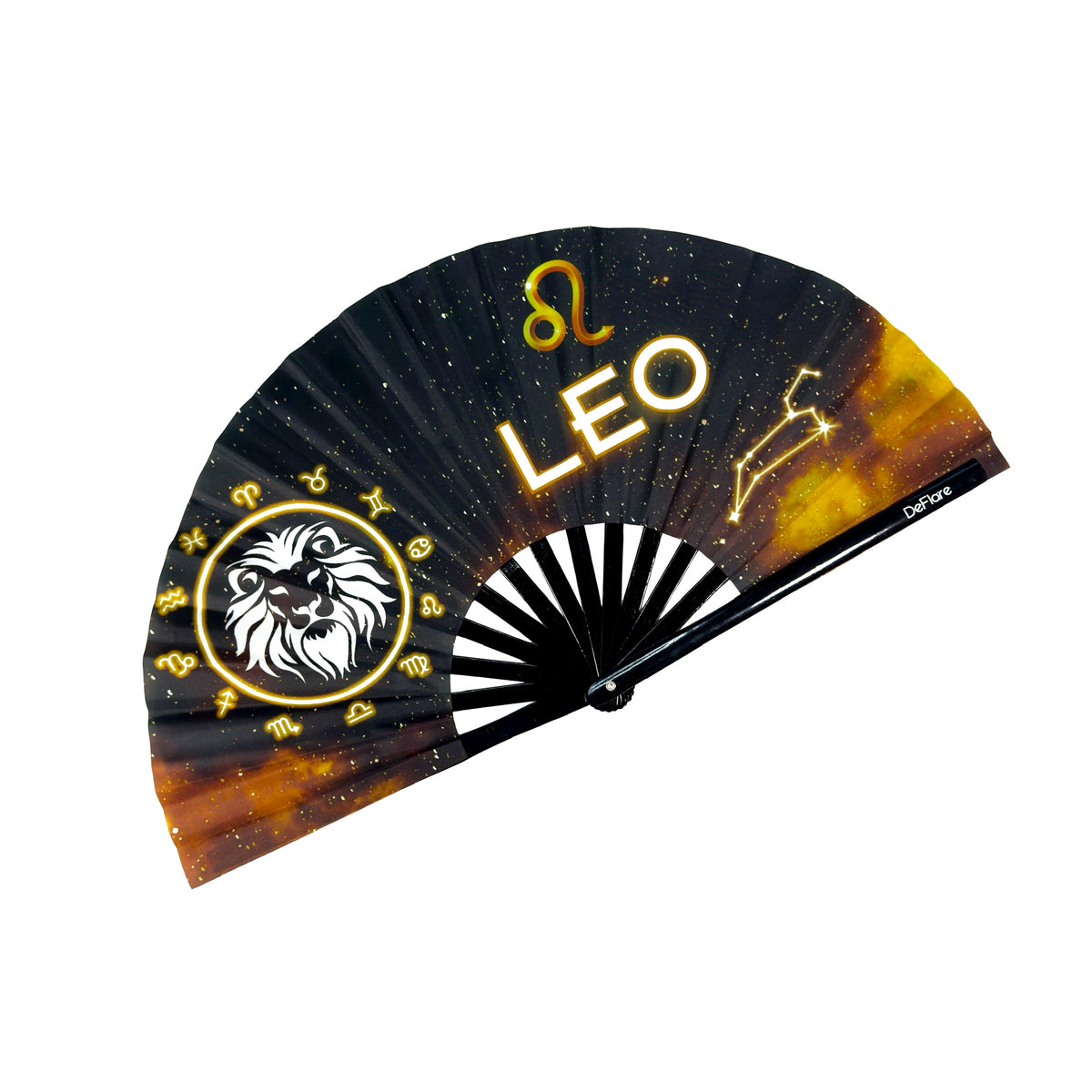DeFlare™ | Leo Zodiac Fan | High Quality & Unique Rave Fans