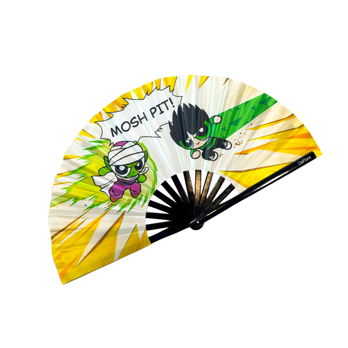 DeFlare™ | MOSH PIT Rave Fan | High Quality Hand Fans